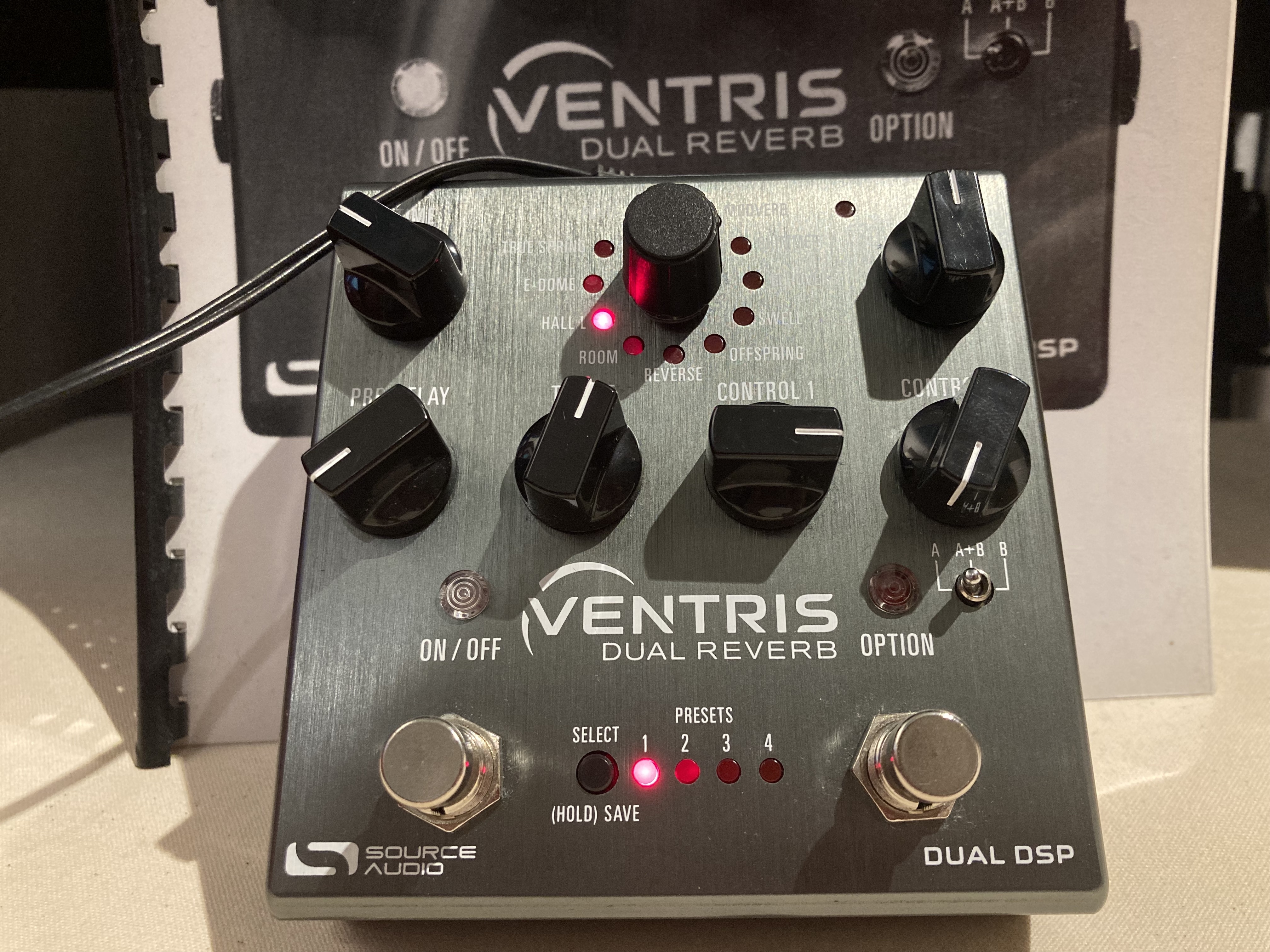 Source Audio VENTRIS DUAL REVERB 吉他雙混響效果器 - 二手樂器 | DigiLog 聲響實驗室