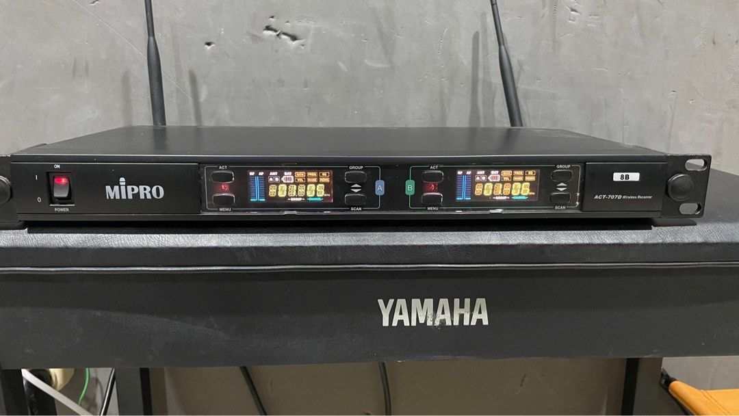 MIPRO ACT-707D 8B 無線系統接收器 - 二手樂器 | DigiLog 聲響實驗室
