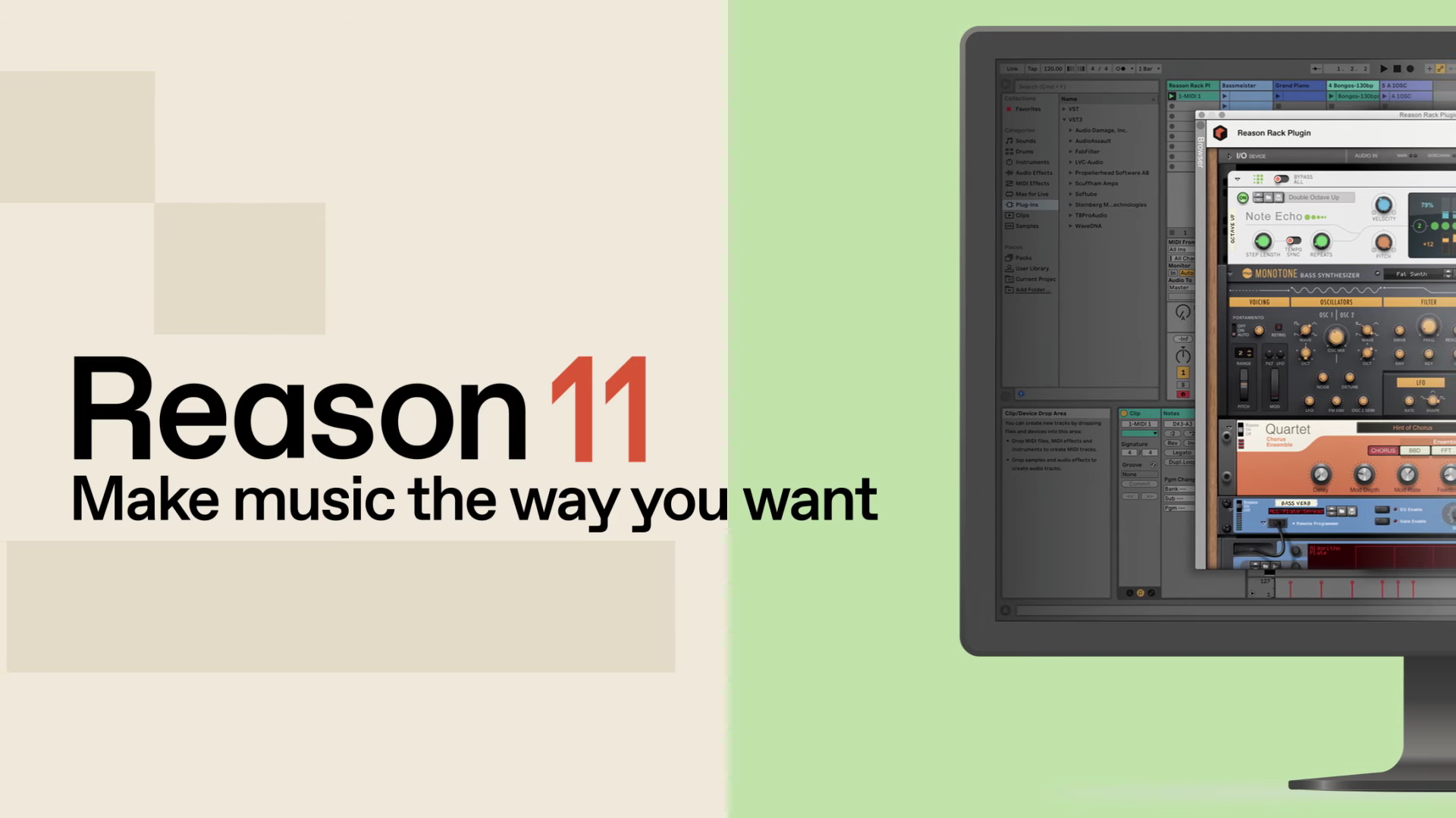 Reason 11 釋出！新的 Rack Plugin 讓你將 Reason 帶入你喜歡的 DAW 中 - DigiLog 聲響實驗室