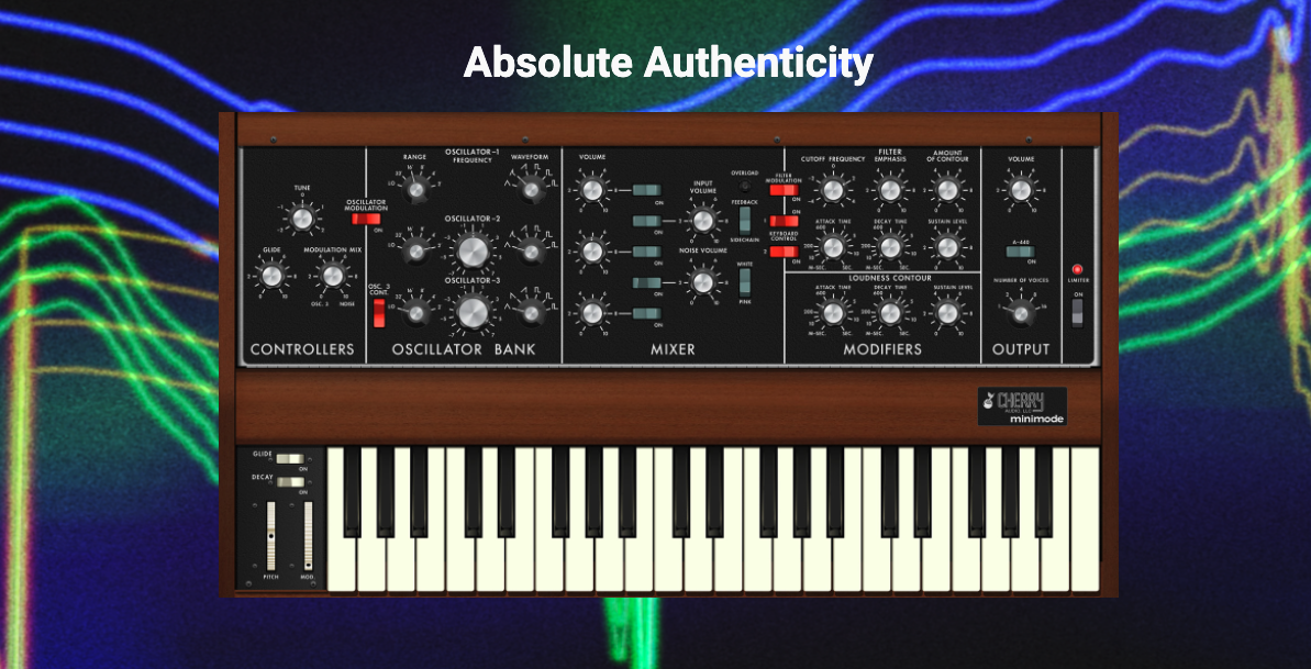 Cherry Audio Minimode：全新的 Minimoog 模擬器，搭載多發聲數和 MPE 功能 | DigiLog 聲響實驗室