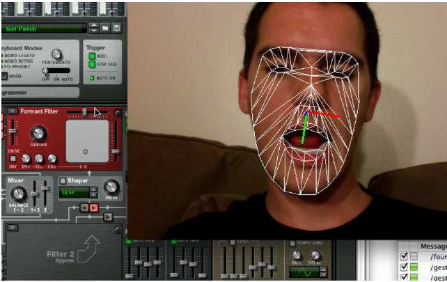 FaceOSC 讓你用你的臉來作音樂控制器！ - DigiLog 聲響實驗室